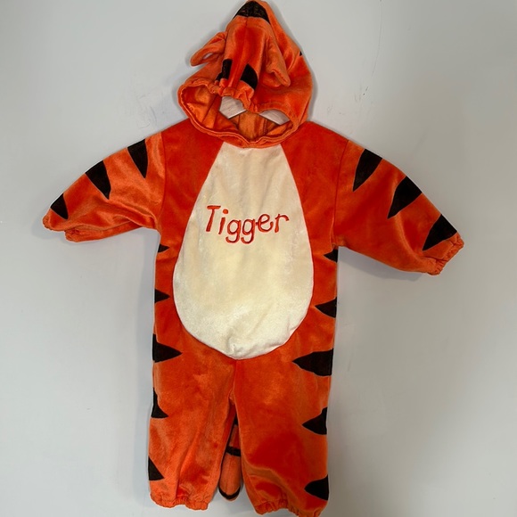 Disney | Costumes | Disney Baby Tigger One Piece Hooded Halloween ...